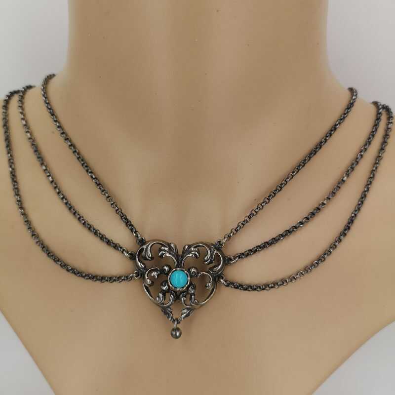 Vintage turquoise necklace store